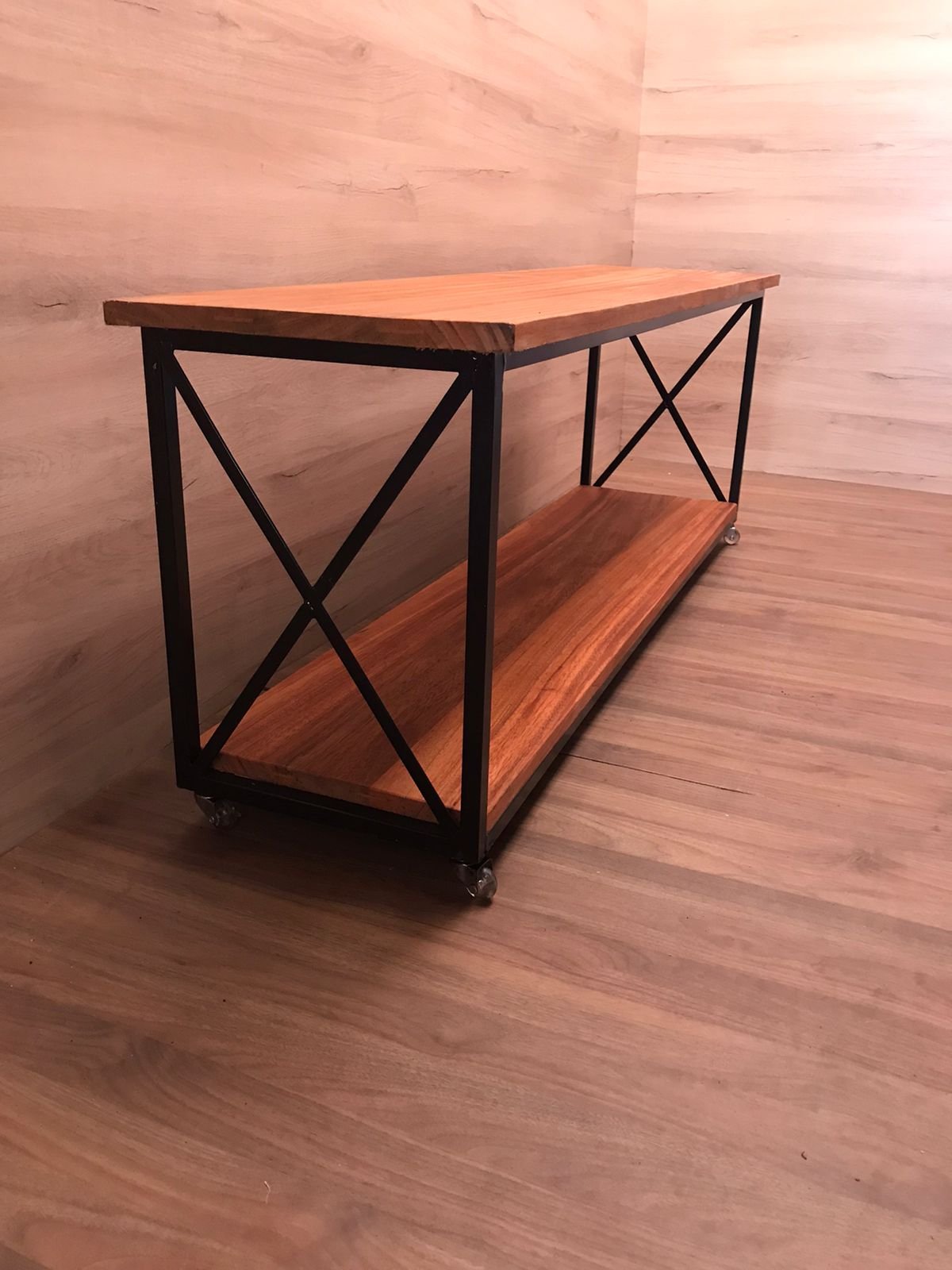 Rack Aparador de Rodinha Madeira de Demolição | MadeiraMadeira