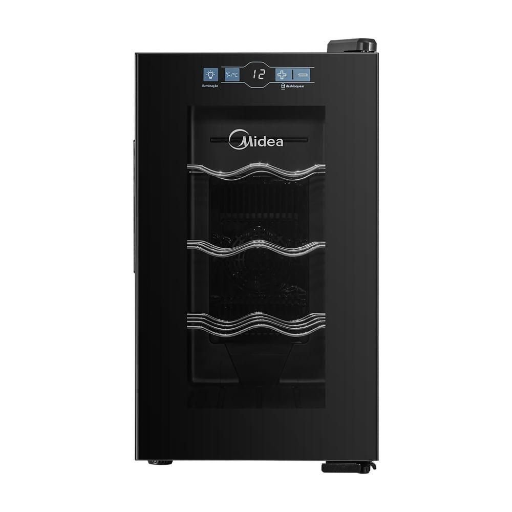 Adega Climatizada Midea 8 Garrafas Mdrw053fgggl3 Bivolt | MadeiraMadeira