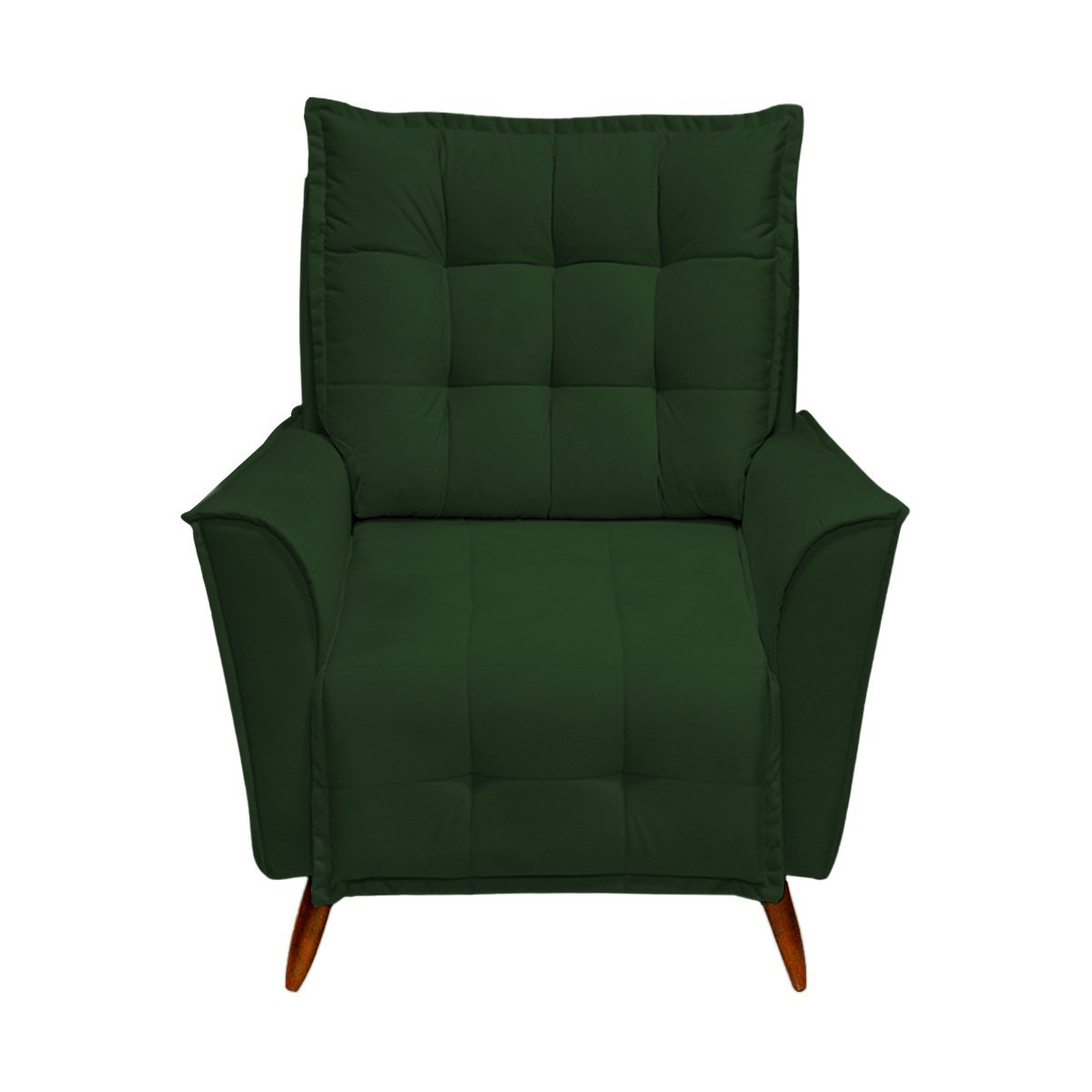 Poltrona Decorativa Para Sala Lançamento No Veludo Verde Navega Móveis ...