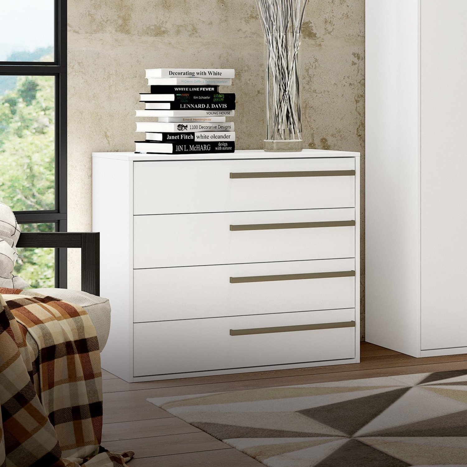 Cômoda 4 Gavetas Originale Belmax | MadeiraMadeira