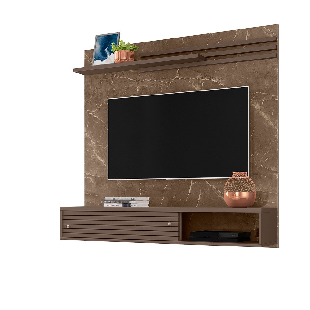 Painel Bancada Para Tv Até 55'' 2 portas Suspensa Frizz Sublime ...