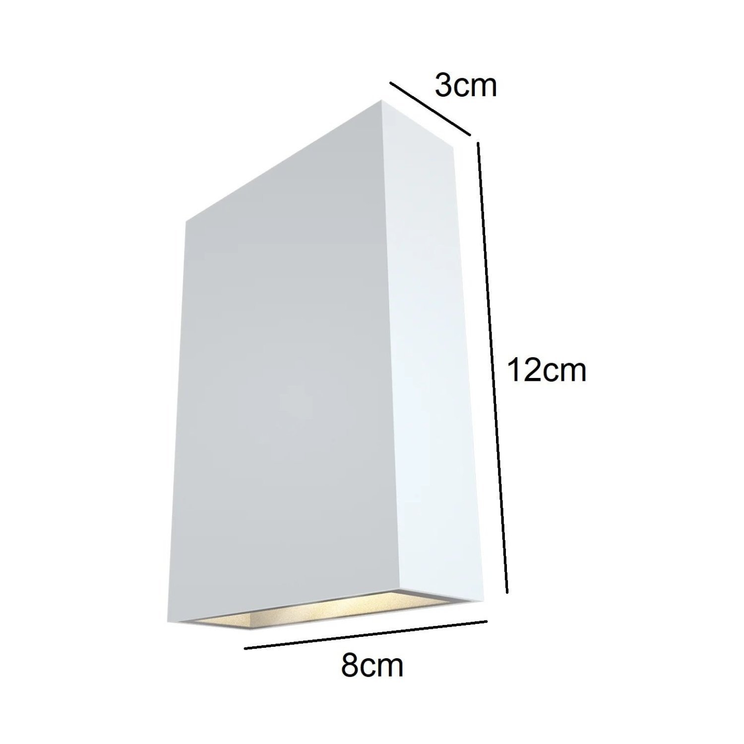 Arandela Facho Duplo 4w 2700k Slim Luminatti | MadeiraMadeira
