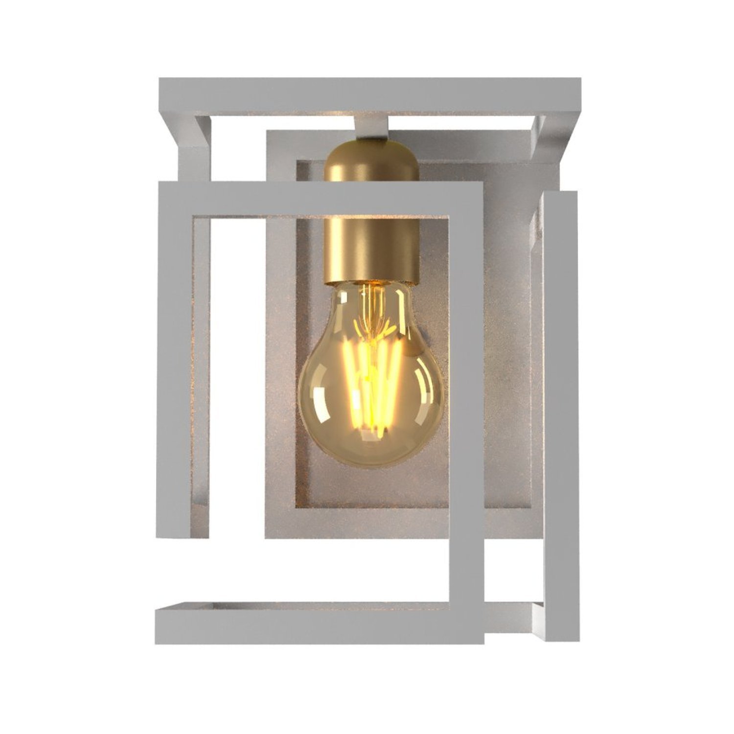 Arandela Box 1xE27 Micro com Soquete Orluce | MadeiraMadeira