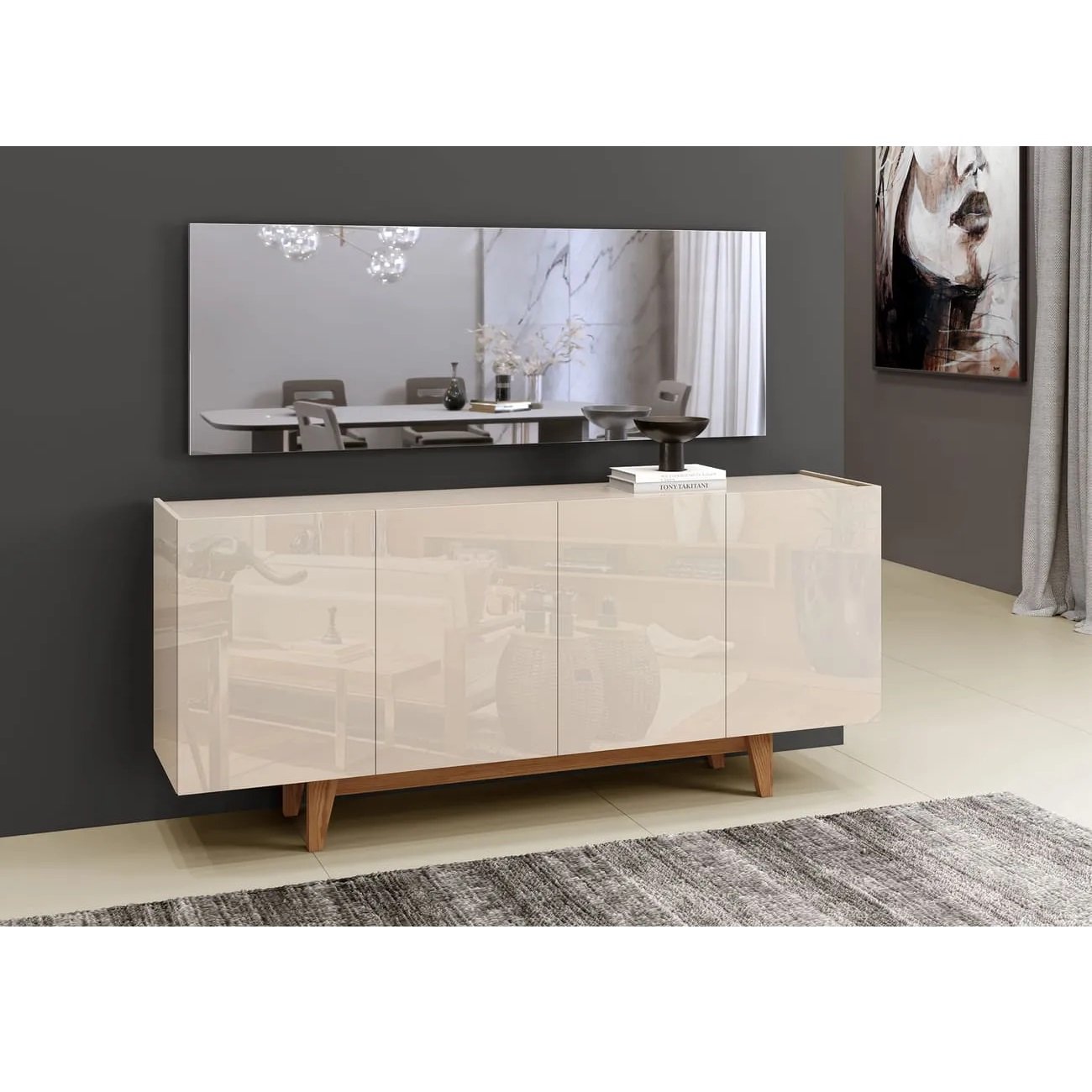 Buffet 1,60 Georgia Mavaular:Off White | MadeiraMadeira