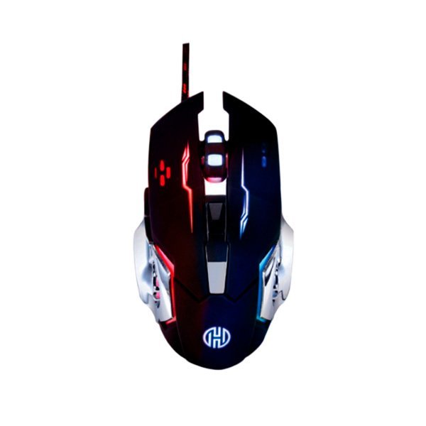Mouse Usb Gamer Galaxy Iluminacao Rgb Dpi-1200/1600/2000/2400 Cabo Nylon Gt1100 Hoopson ...