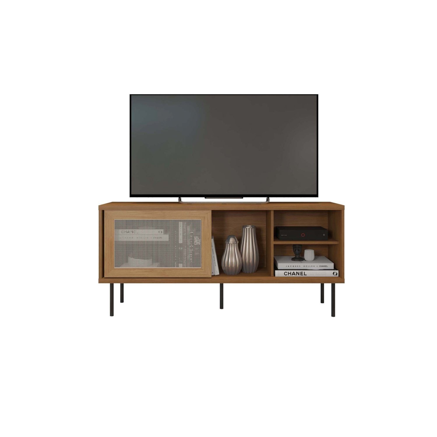 Rack para TV até 55 Polegadas Industrial 136cm em BP Porta Telada Multiverso CabeCasa ...