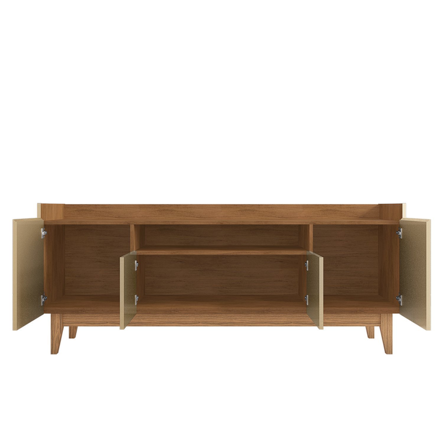 Rack para TV até 60 Polegadas 4 Portas 1 Nicho 158cm Adria Versátile ...