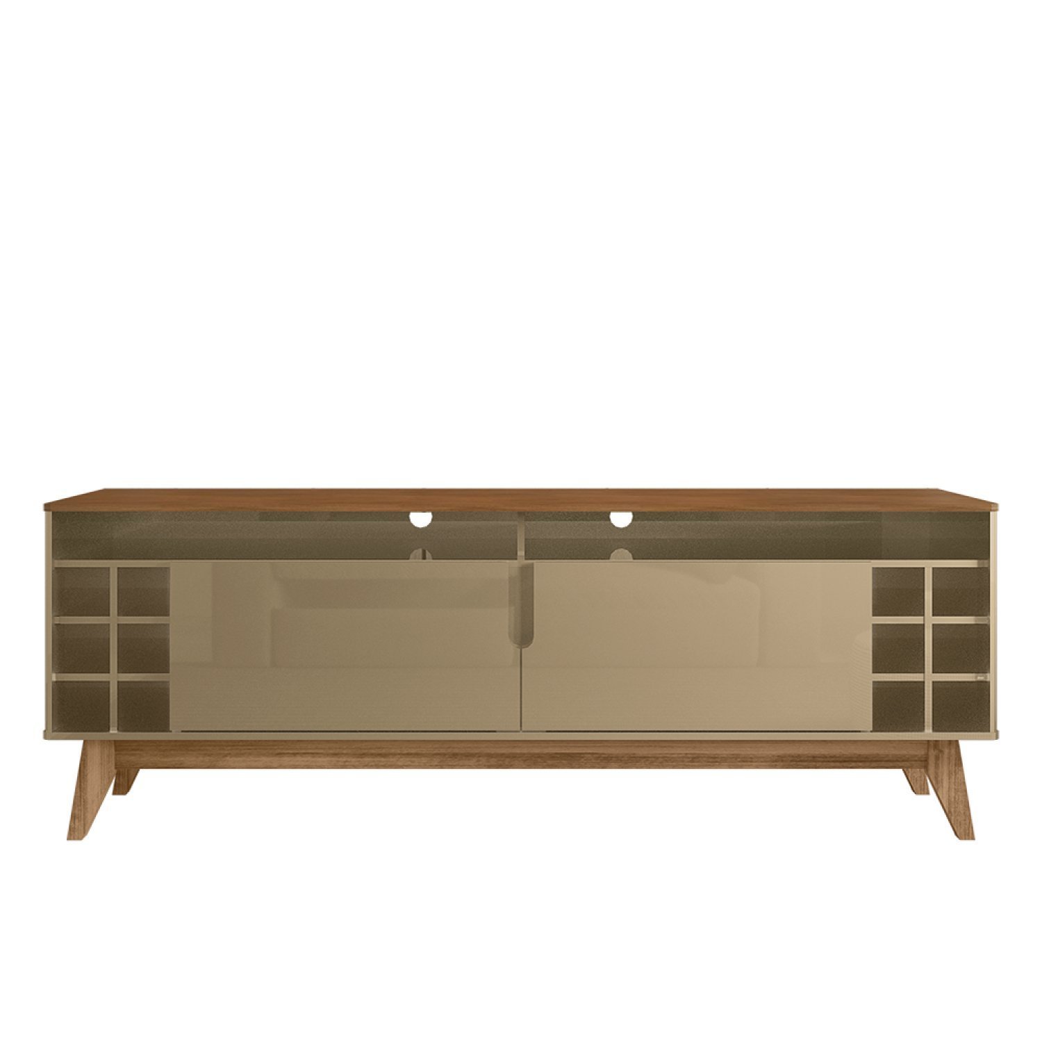 Rack para TV até 60 Polegadas 2 Portas 160cm Wine Versátile Casa D ...