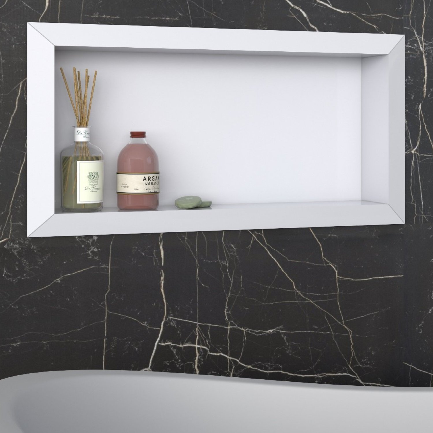 Nicho para Banheiro em Porcelanato Polido Tradicional 60x30cm Cozimax ...