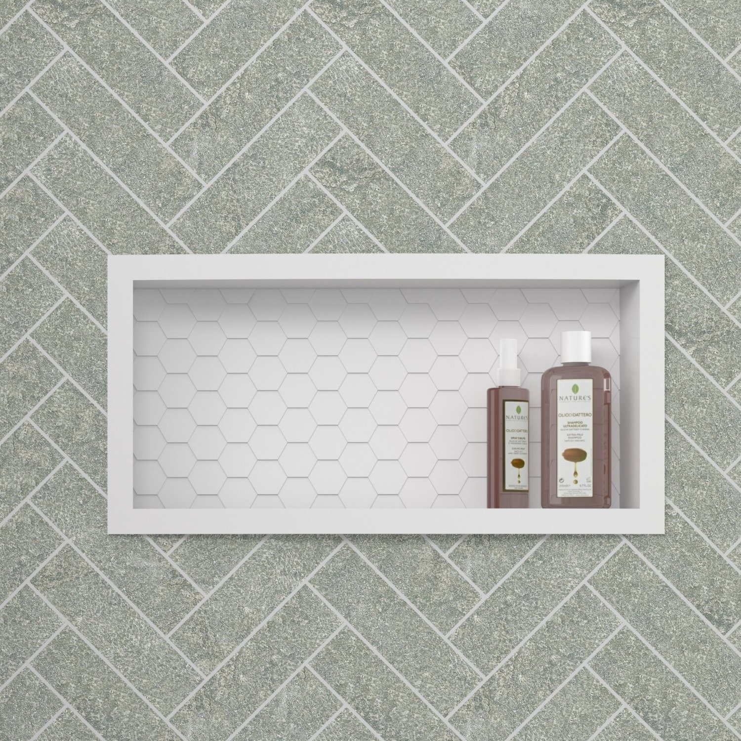 Nicho Para Banheiro em Plástico Injetado Max 60x27cm | MadeiraMadeira