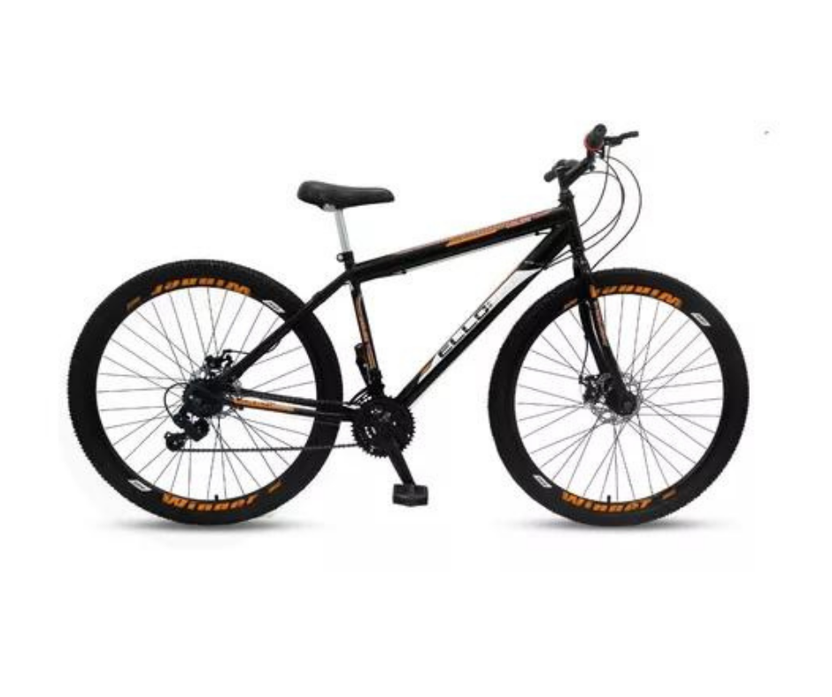 Bicicleta Mountain Bike Velox Aro 29 Freio Disco 21v Ello Cor:preto ...