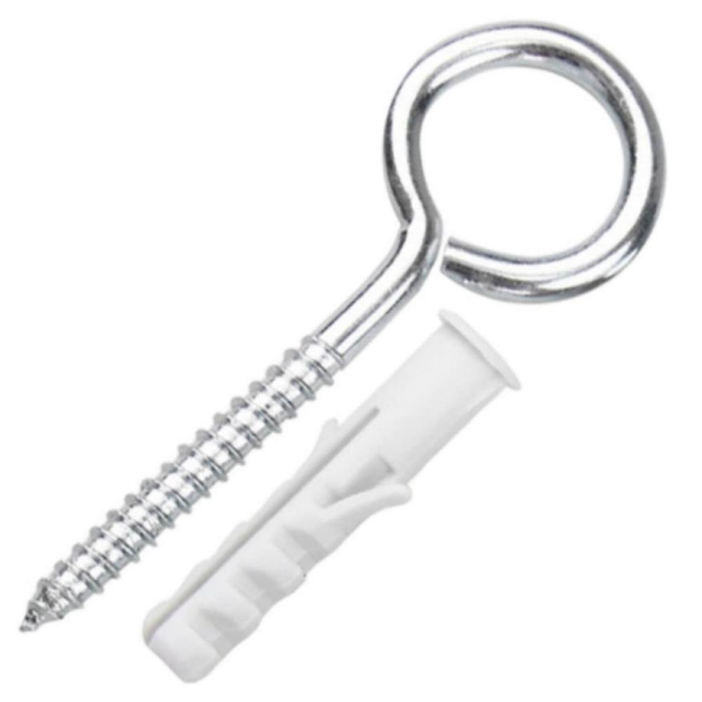 Bucha De Fixação Em Nylon 8Mm Com Pitão Com 15 Peças Cinza | MadeiraMadeira