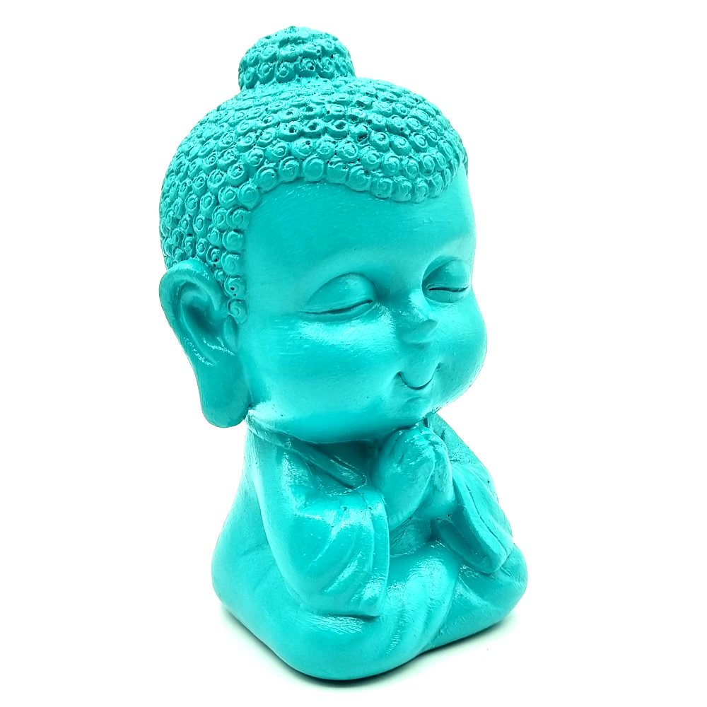 Estátua Buda Baby Rezando (13cm) | MadeiraMadeira