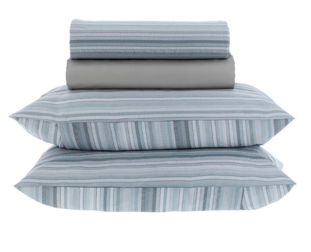 Jogo de Cama Casal New Innovi 180 Fios True Kacyumara | MadeiraMadeira