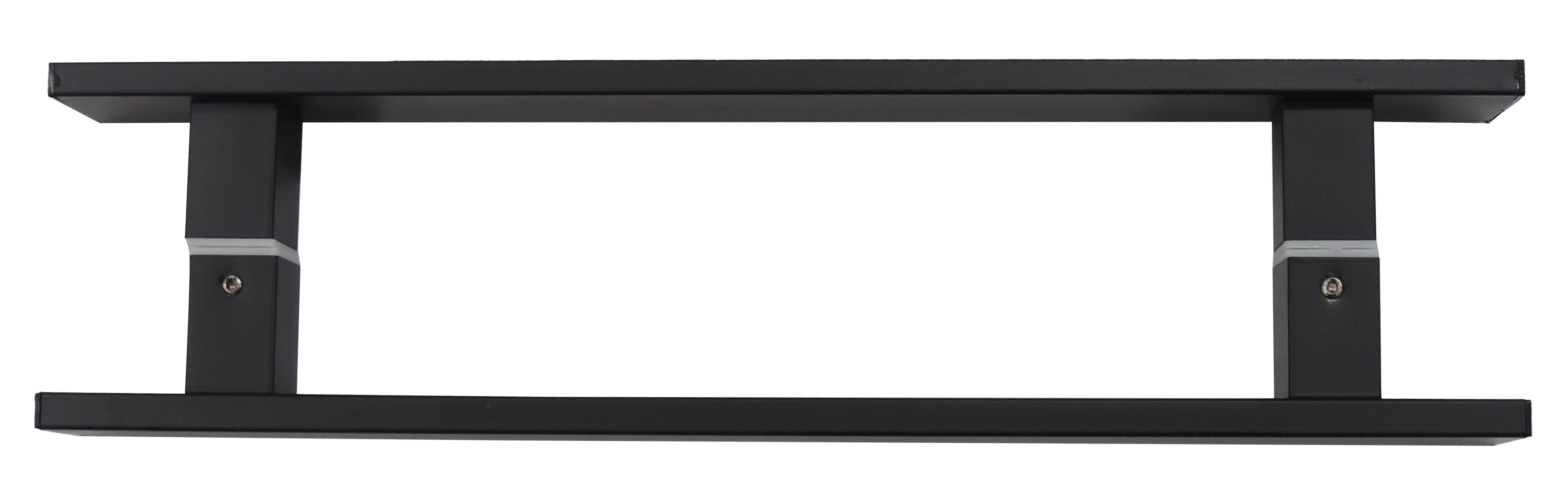 Puxador Duplo DF 907-25 - Preto - 30 cm | MadeiraMadeira