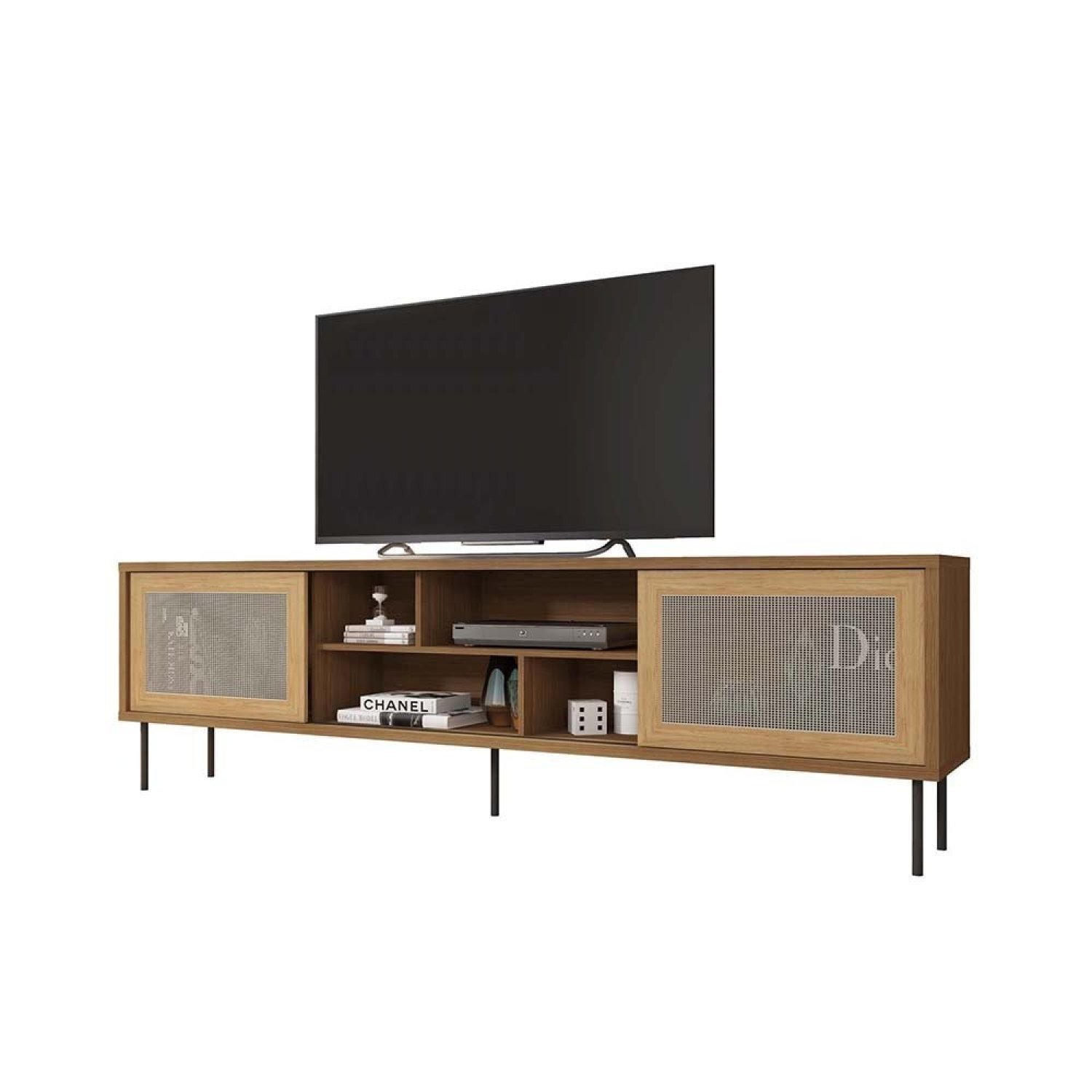 Rack para TV até 75 Polegadas Industrial 220cm em BP Porta Telada ...