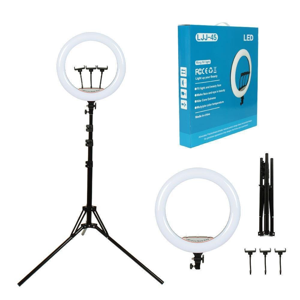 Ring Light 18 Polegadas Led + Tripe e Controle | MadeiraMadeira
