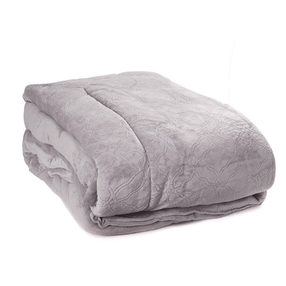 Cama Edredom Casal Mic Plush Montblanc Atmosfera . | MadeiraMadeira