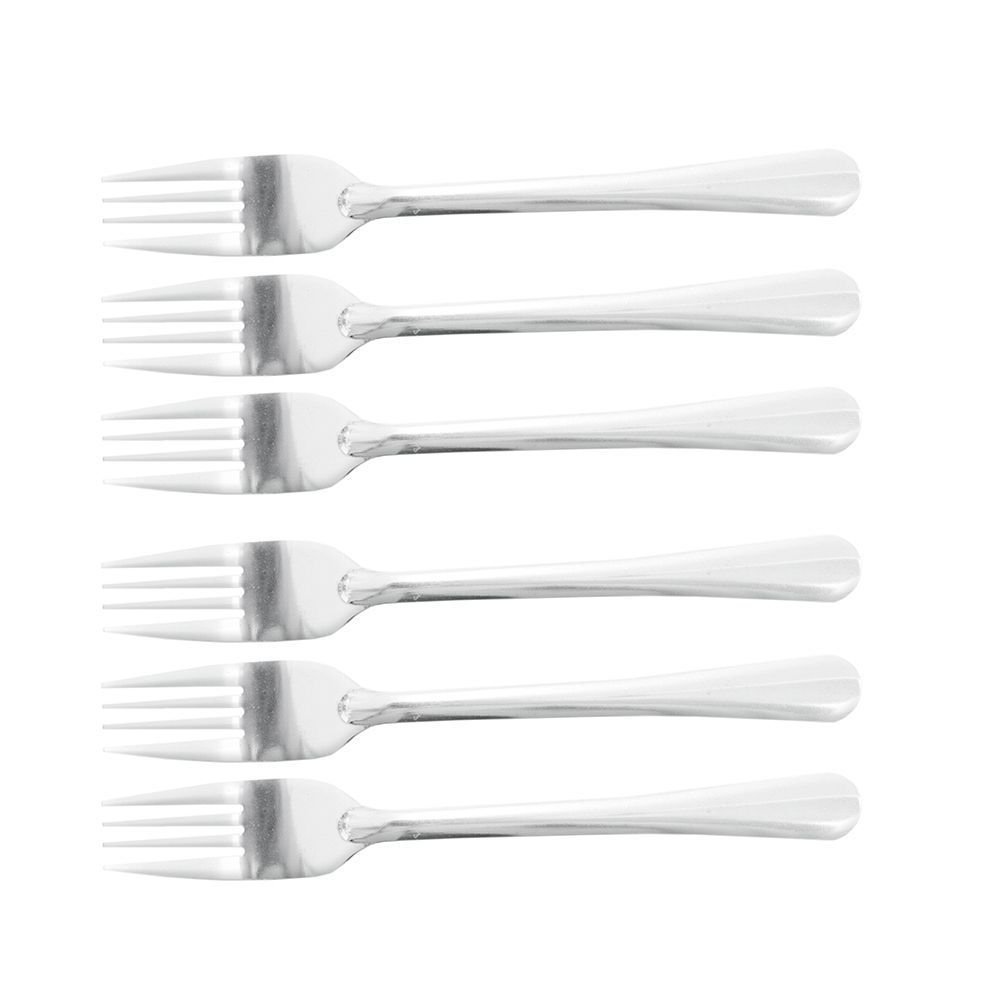 Kit 6 Garfos Sobremesa Inox Urban Restaurante Bar Buffet | MadeiraMadeira