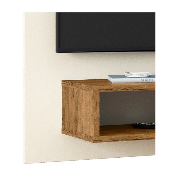 Painel TV 32 Polegadas Fit Nicho e Prateleira MDF - beemóveis ...