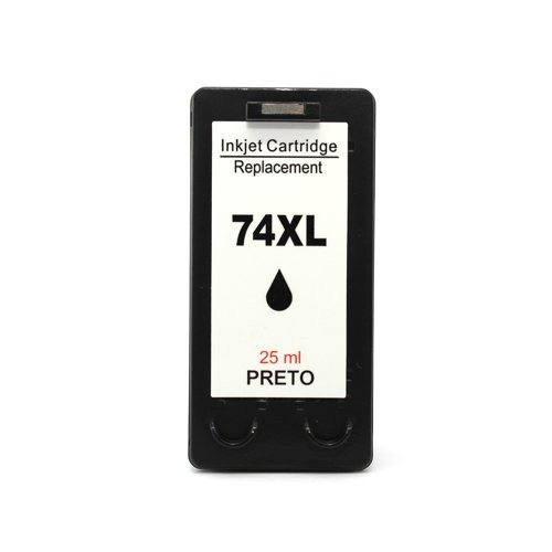 Cartucho de Tinta 74XL Black Compatível 25ml | MadeiraMadeira