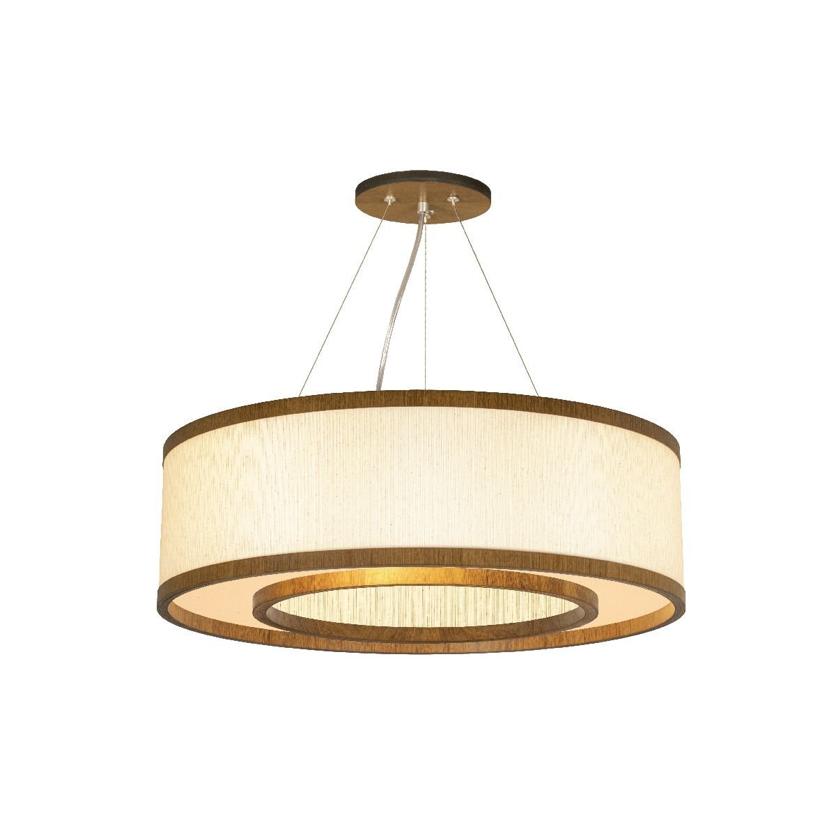 Pendente Soft Anel 55cm P/ Mesa Sala de Jantar Bancada Classic Lar Soft ...