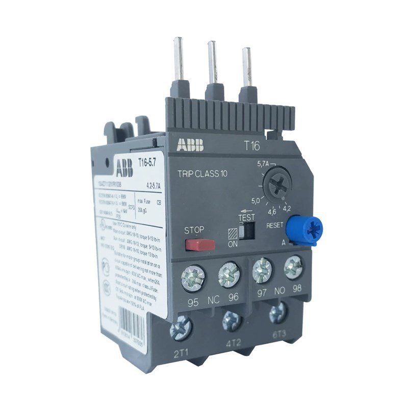 Relé de Sobrecarga Térmico | 1NA+1NF 4,20...5,70A | T16-5.7 | ABB | MadeiraMadeira