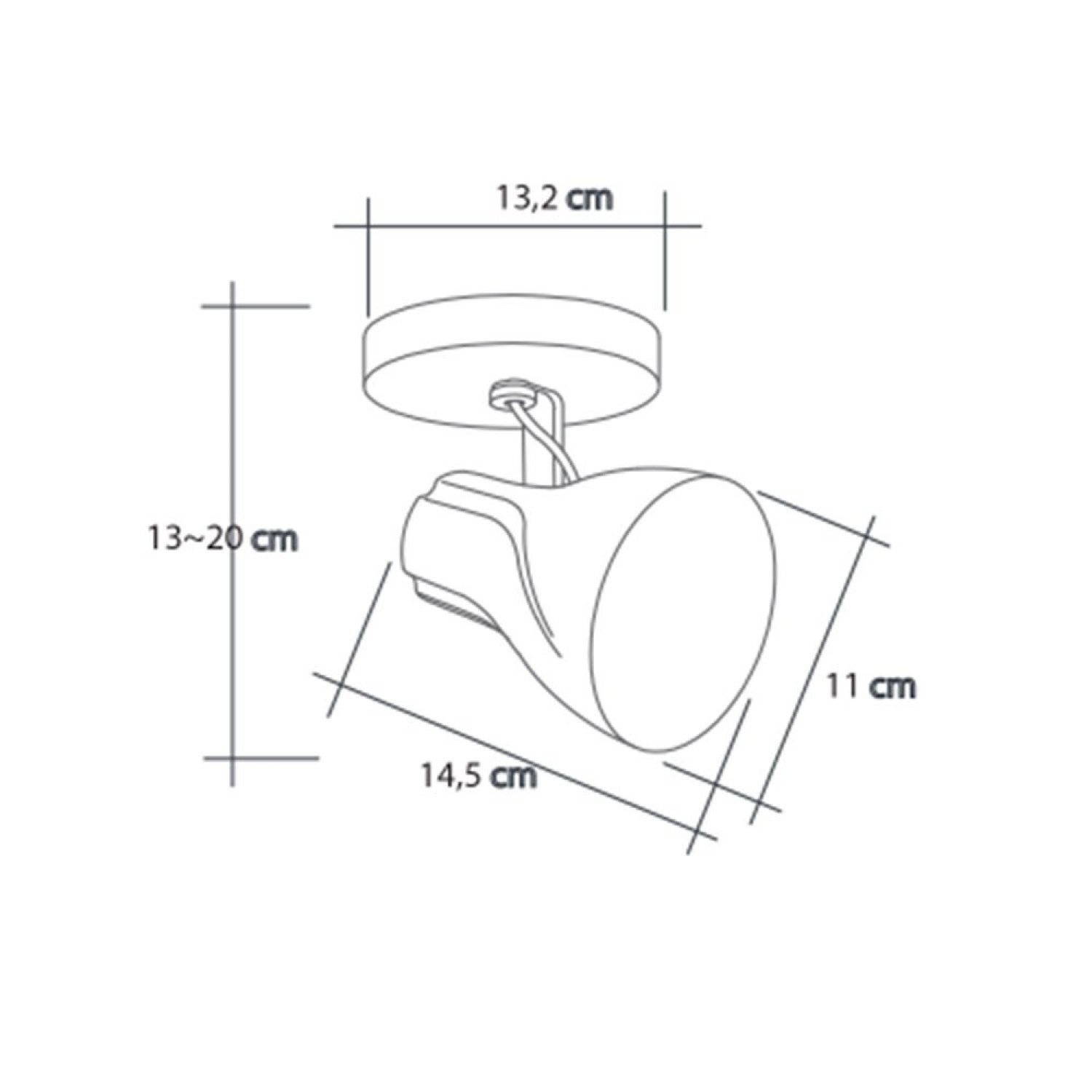 Spot de Sobrepor Octa Plus Startec | MadeiraMadeira
