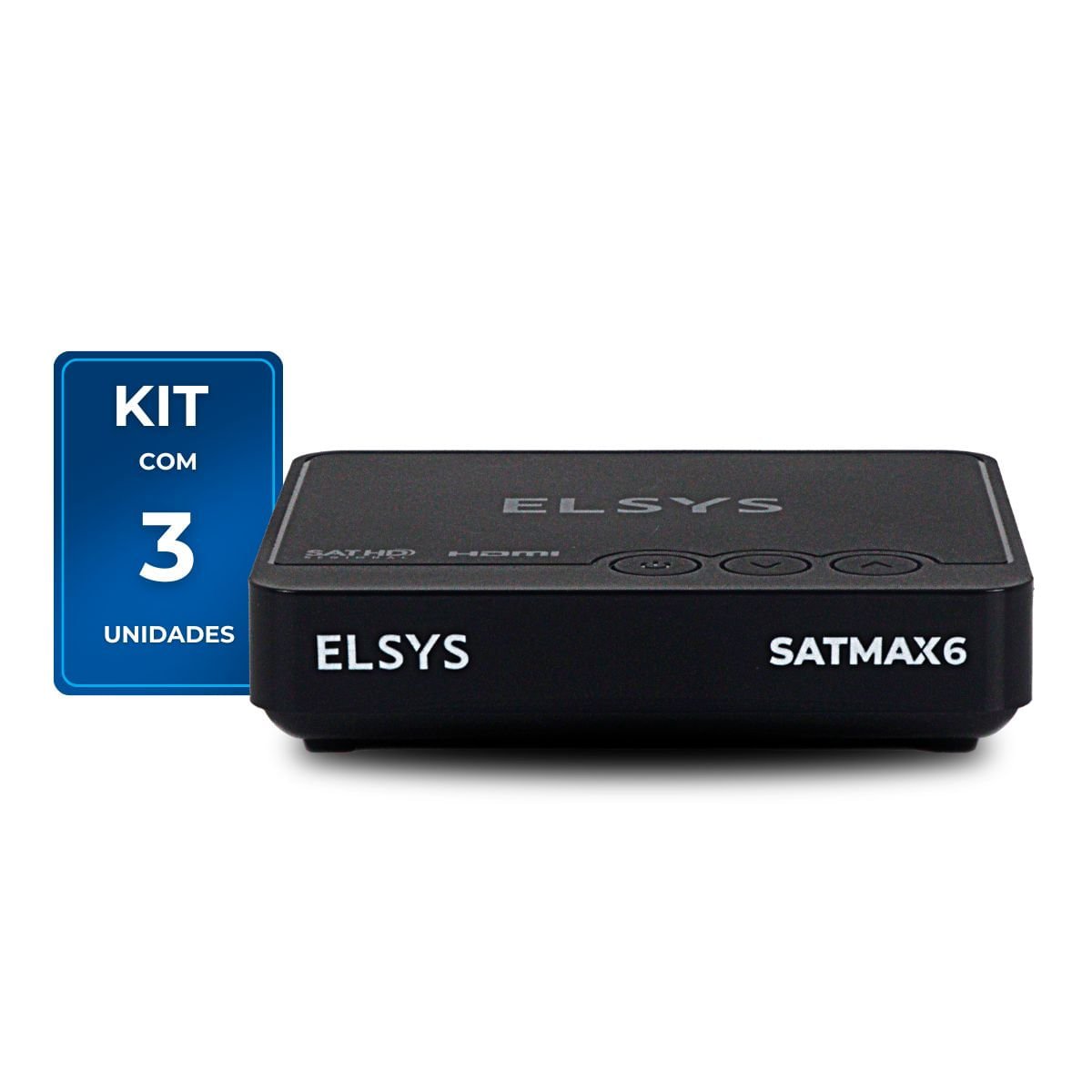 Kit Receptor Satmax 6 3-unidades Elsys | MadeiraMadeira