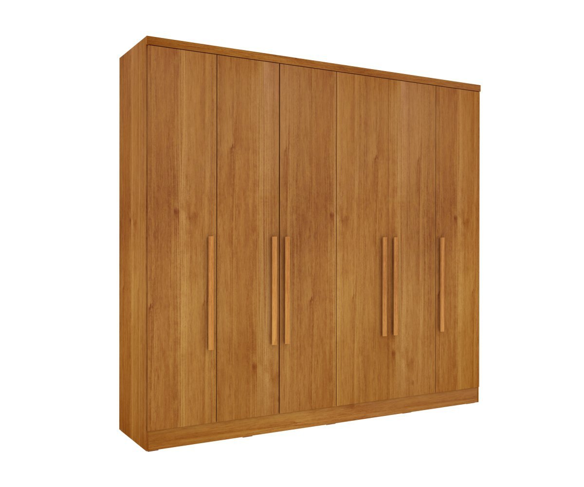 Guarda Roupa Casal Veneza 6 Portas 4 Gavetas Tcil Cinamomo | MadeiraMadeira