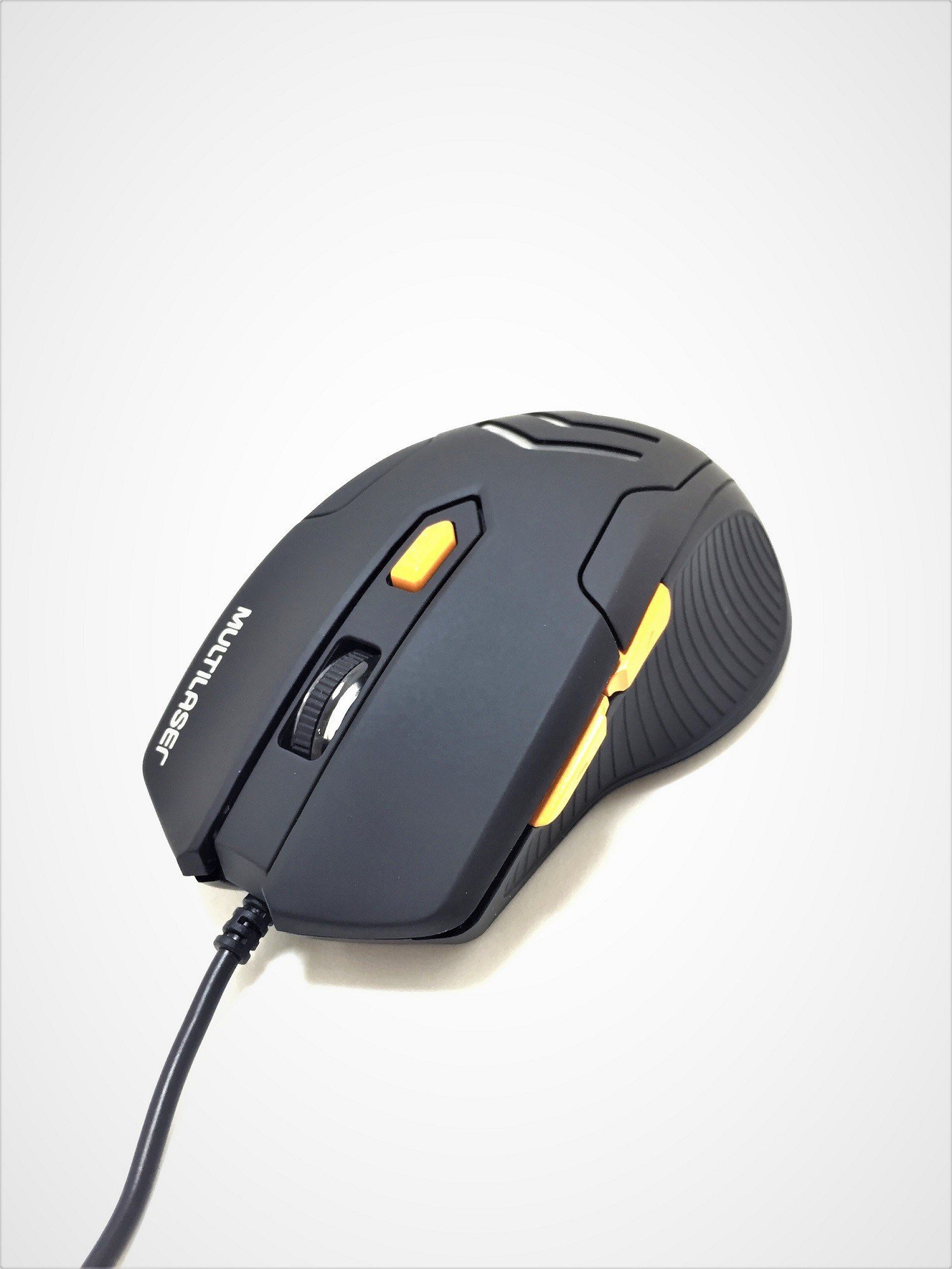 Mouse Gamer Multilaser 3200DPI 6Botões Preto/Laranja - MO274 ...