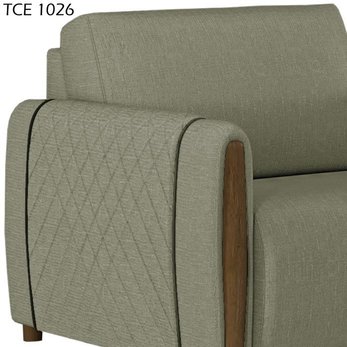 Poltrona Decorativa Pes Em Madeira Encanto TCE 1026 Moll | MadeiraMadeira