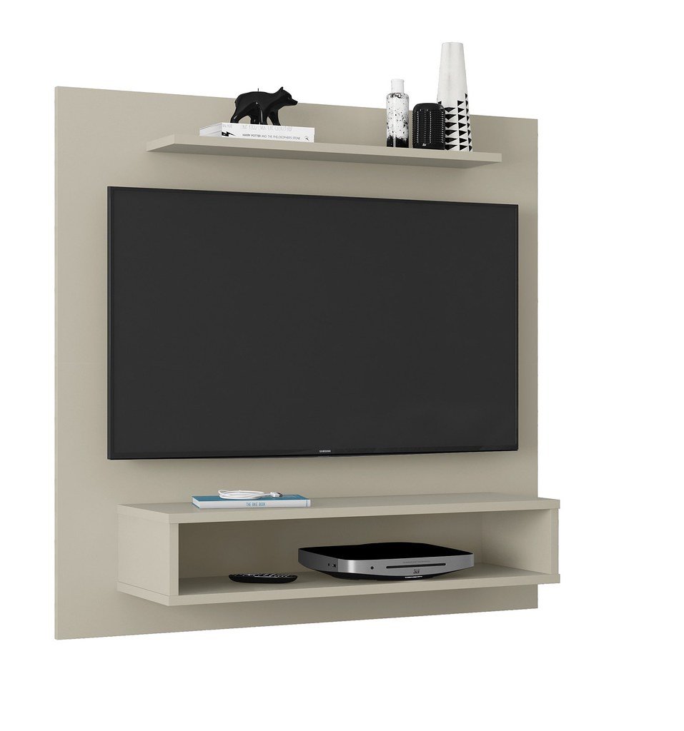 Painel TV 32 Polegadas Fit Nicho e Prateleira MDF - beemóveis ...