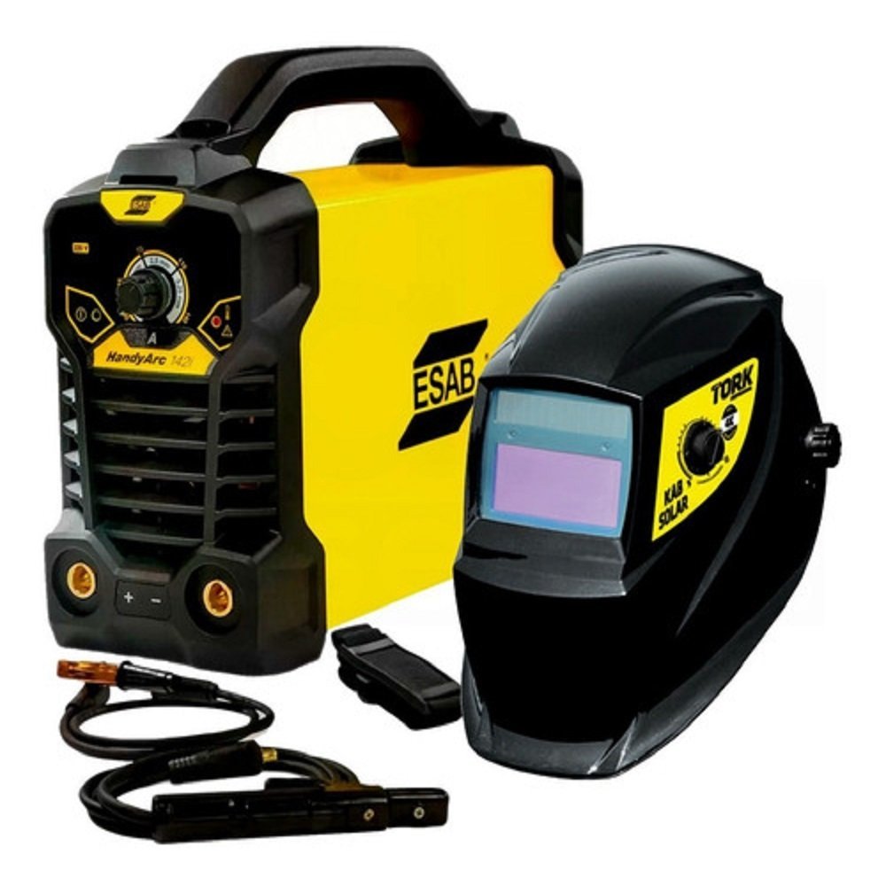 INVERSORA SOLDA 140A HANDYARC 142I 220V ESAB + MÁSCARA 4K | MadeiraMadeira
