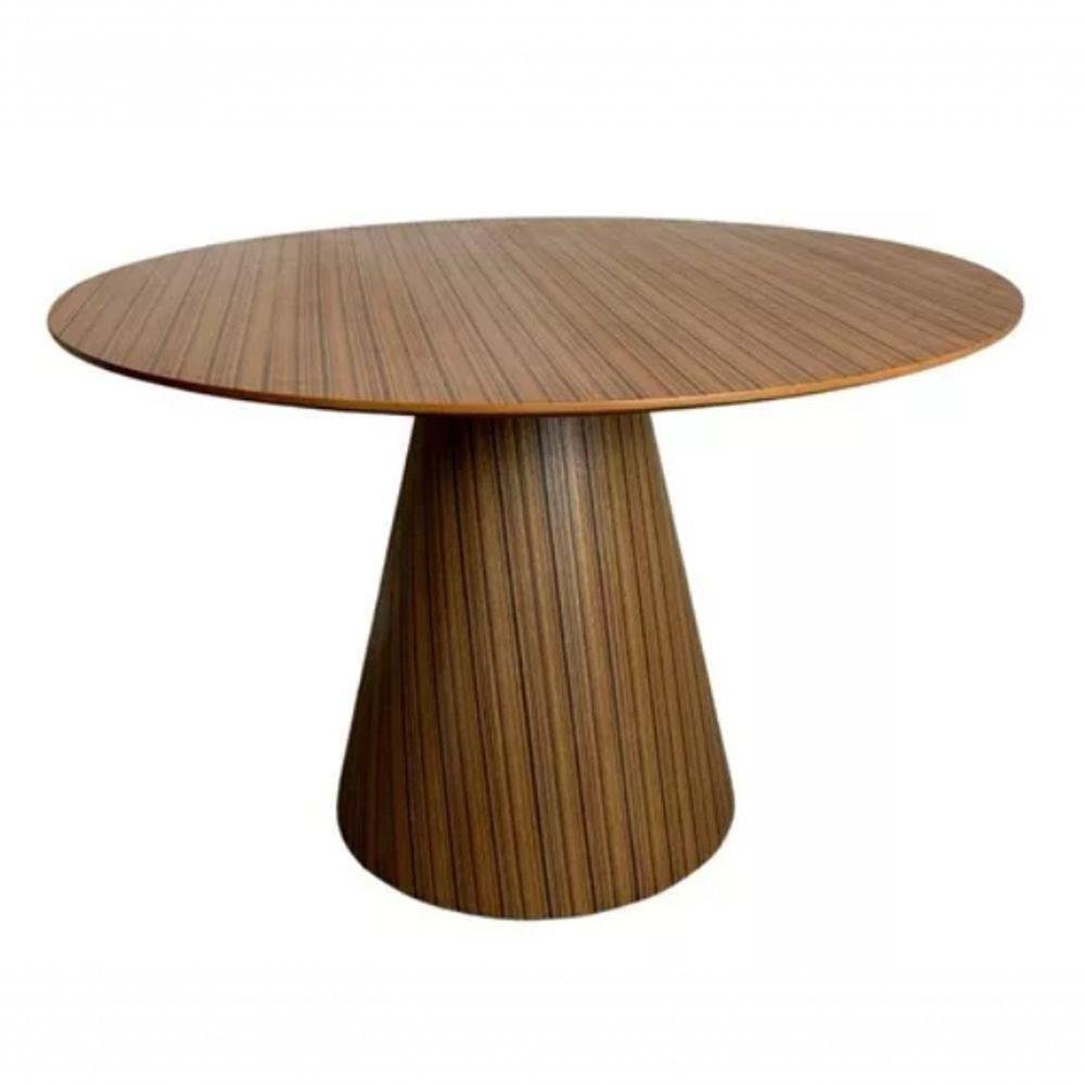 Mesa de Jantar Cone 90cm Madeira Pau Férro | MadeiraMadeira
