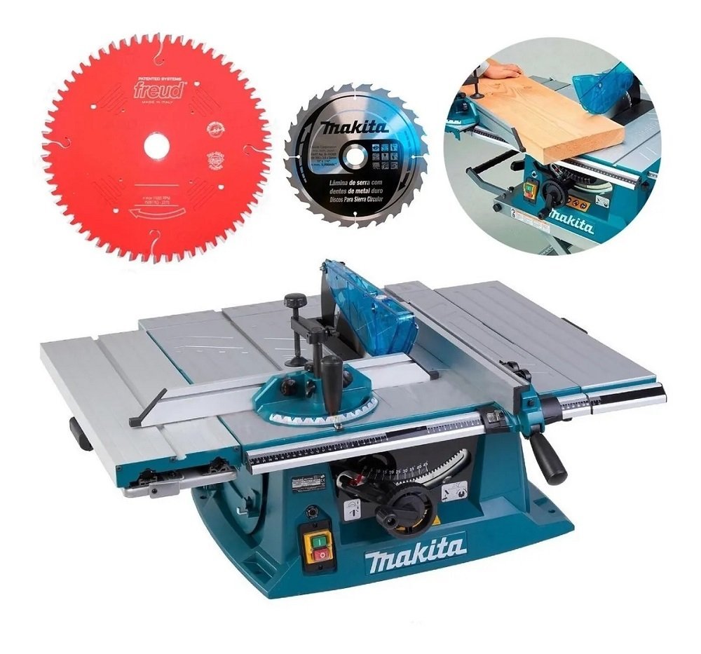 Serra Circular de Mesa 10" Mlt100 Makita + Serra Lp68M-004 | MadeiraMadeira