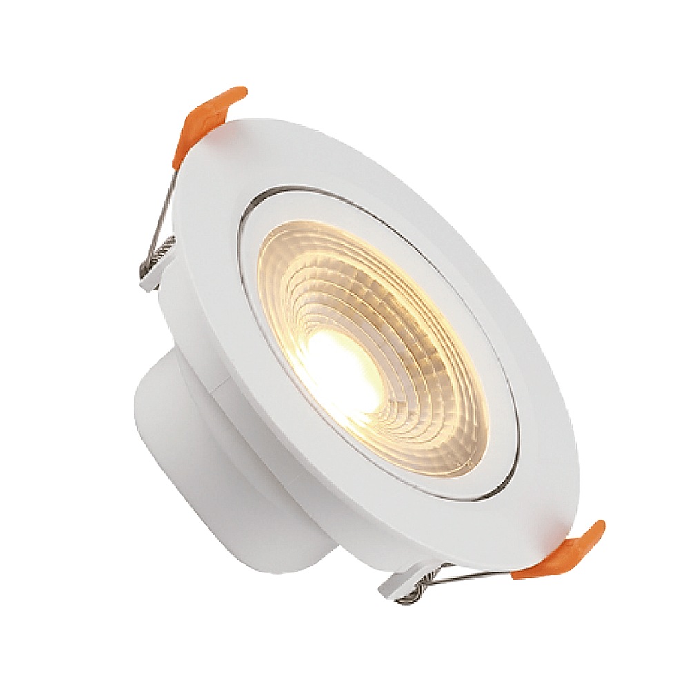 Spot Redondo Cob Led 12w Ø10,8cm Branco Quente | MadeiraMadeira