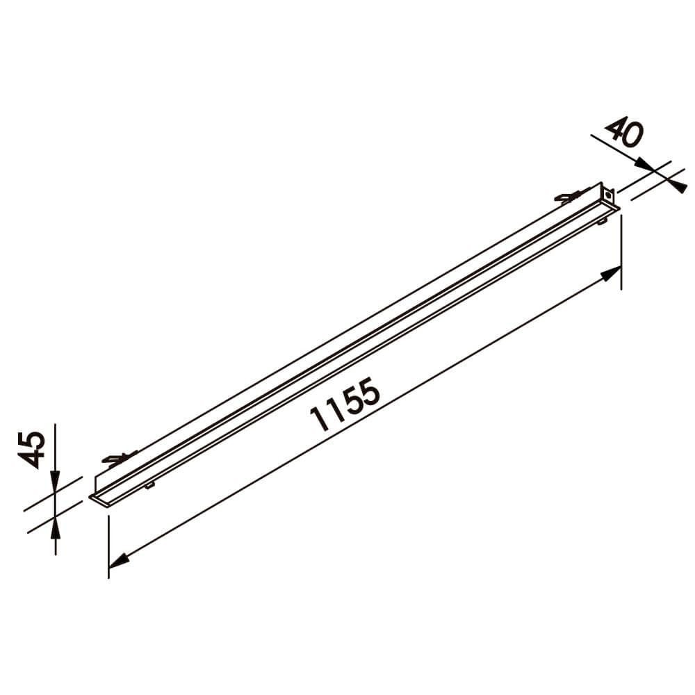 Luminária Led Newline Fit 25 de Embutir 32W Bivolt Branco 3000K Luz ...