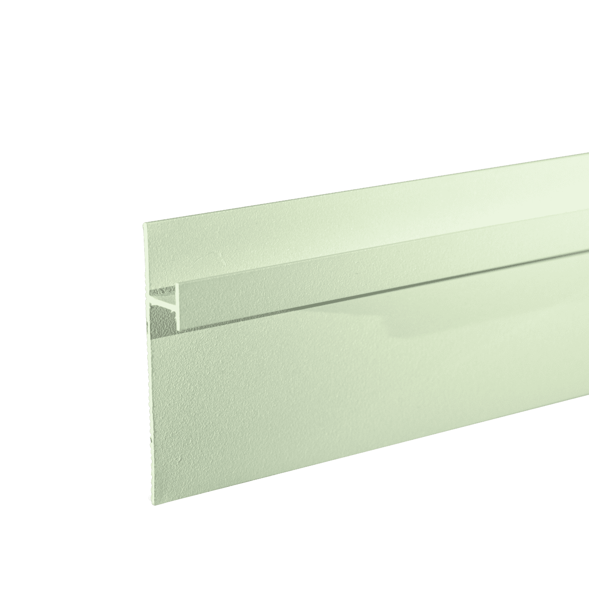 Rodapé Invertido Vytis em Aluminio com Aba para LED 62mm x 13mm ...