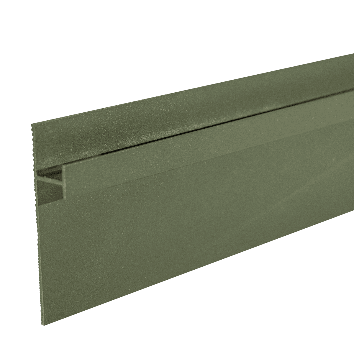 Rodapé Invertido Vytis em Aluminio com Aba para LED 62mm x 13mm ...