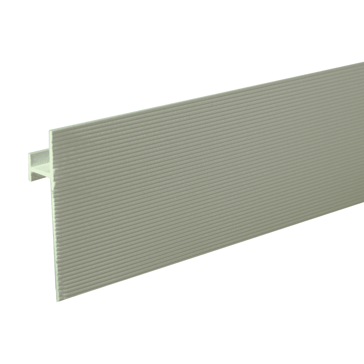 Rodapé Invertido Vytis em Aluminio com Aba para LED 62mm x 13mm ...