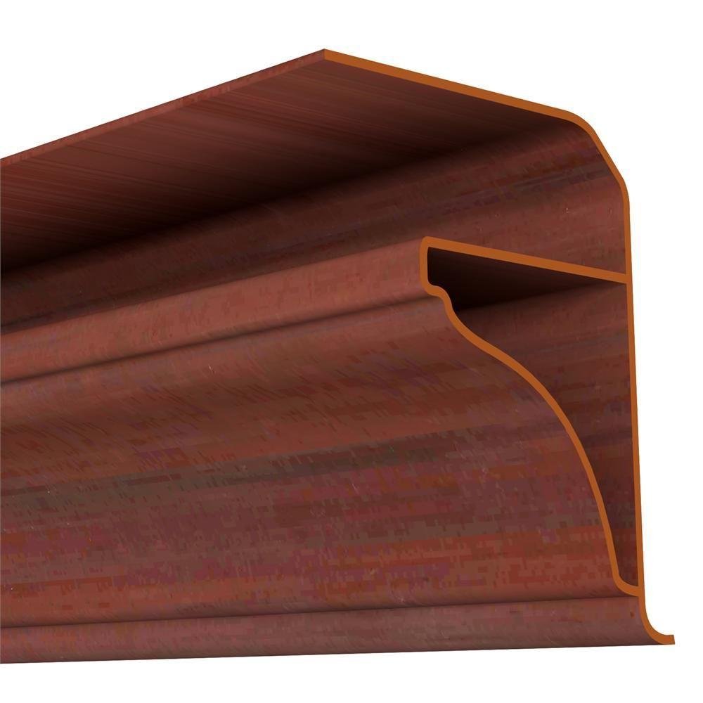 Moldura Colonial Em Pvc Para Forro 3,8Cm Com 6 Metros Mogno ...