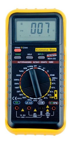 Multímetro Automotivo Digital Cat Ii 1000v Diodo Continuidade Data Hold ...