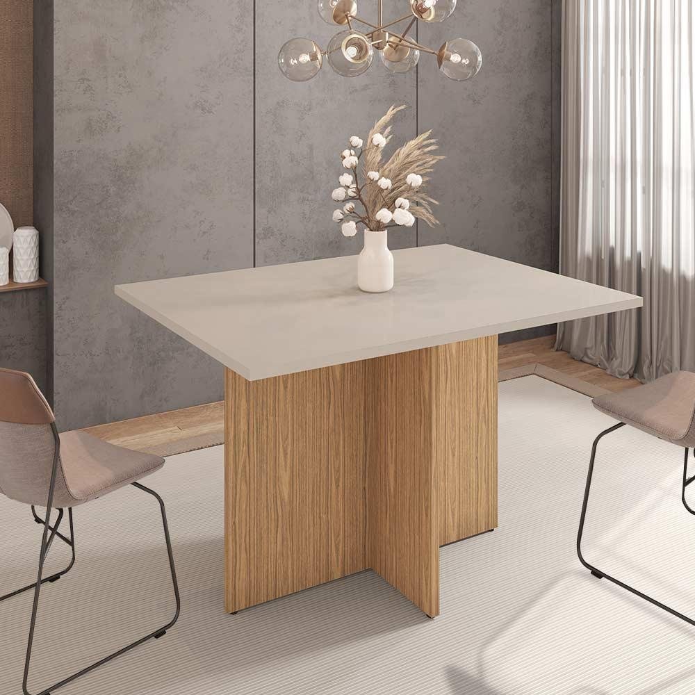 Mesa De Jantar 4 Lugares Off White Noce Paris Casa D | MadeiraMadeira