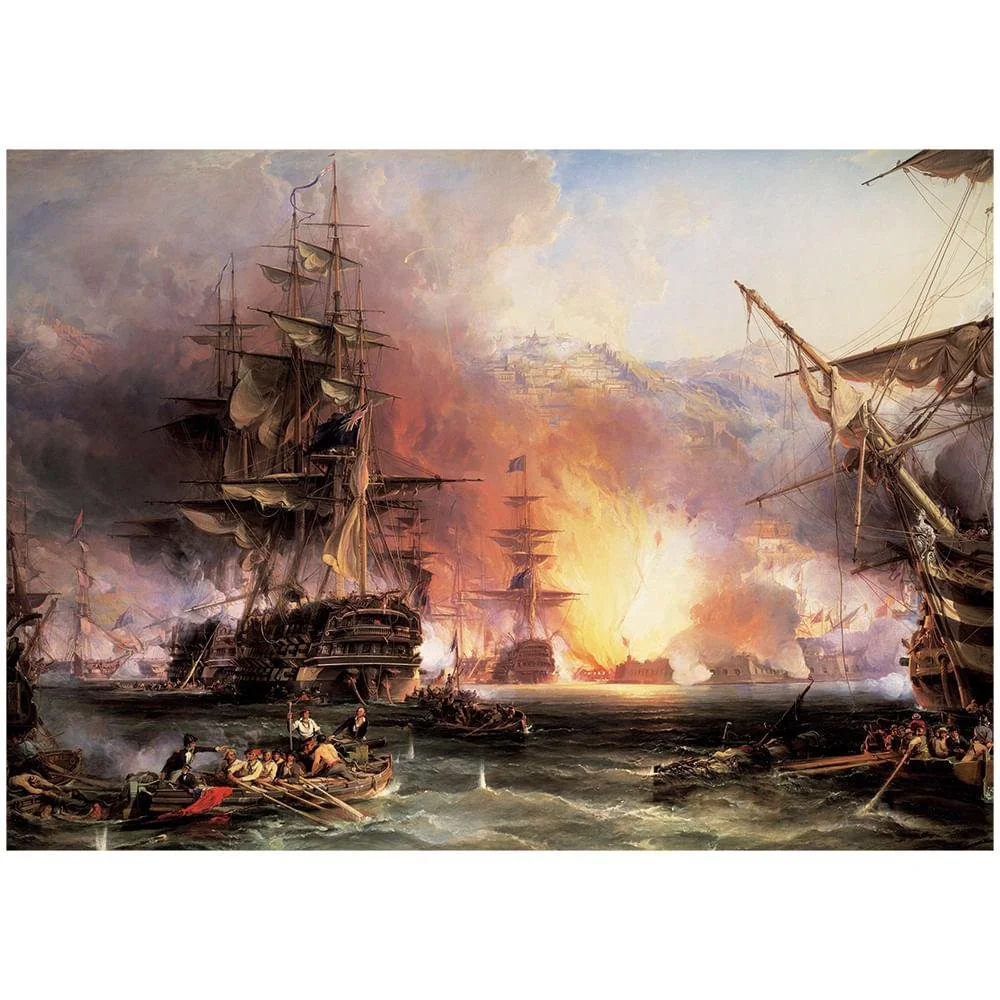 Puzzle 4000 peças Bombardeio em Argel | MadeiraMadeira