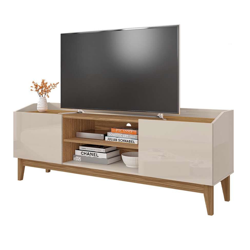 Rack Para TV até 60 Polegadas 2 Portas Ravena Versátile Casa D - Off ...