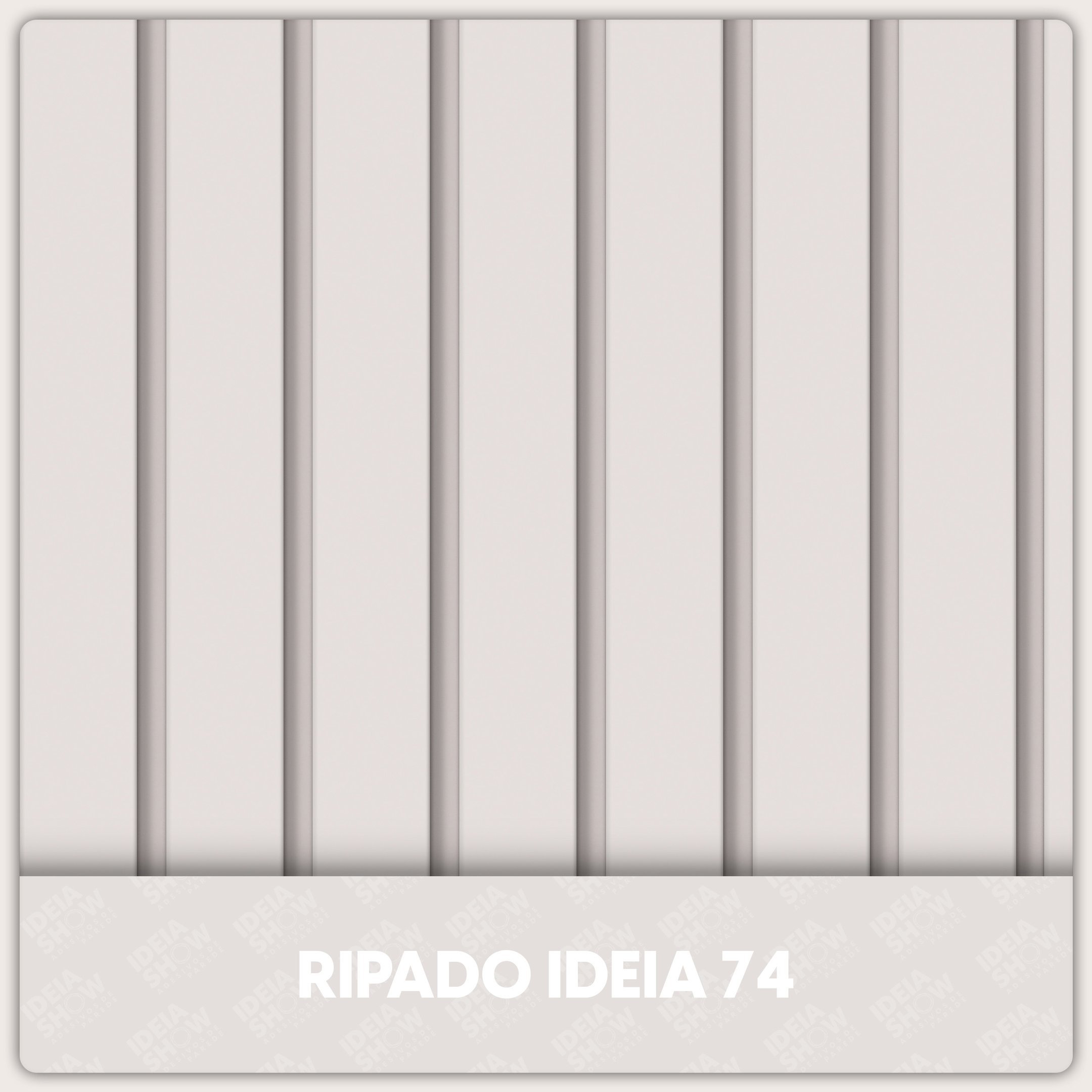 Adesivo De Parede Decorativo Ripas De Madeira Bege Claro | MadeiraMadeira