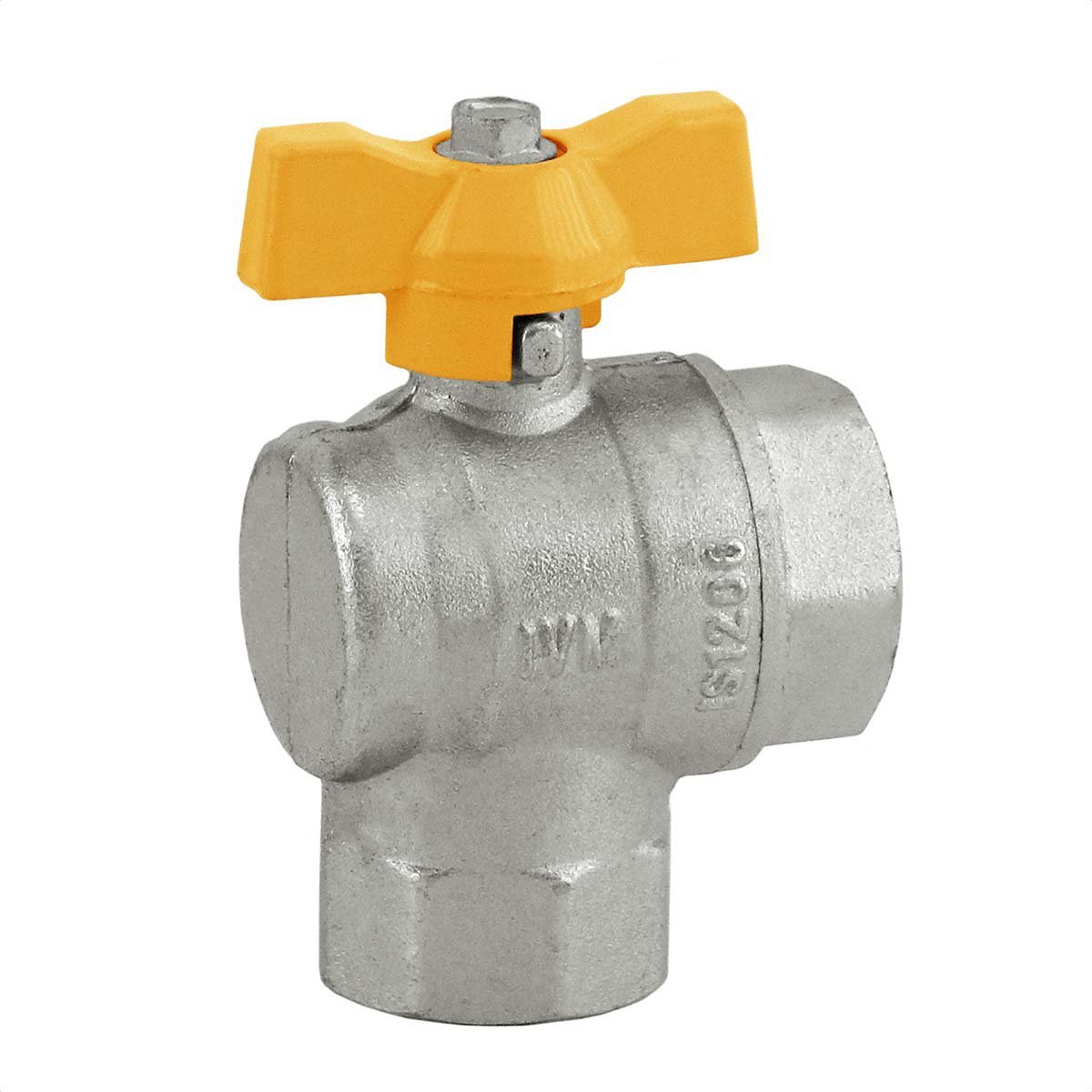 Registro Para Gás Tipo Esfera Ângular 90º 3/4 Fx F Ivm Italy ...