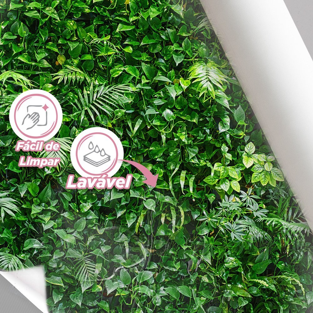 Papel de Parede 3D Painel 2,5M Folhas Dólar Verde Decorado Jadim ...