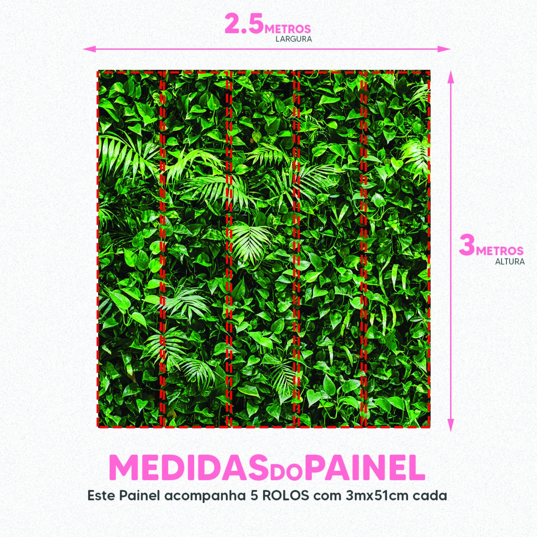 Papel de Parede 3D Painel 2,5M Folhas Dólar Verde Decorado Jadim ...